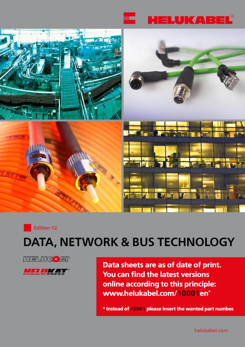 Catalogue-Brochure-Flyer HELUKABEL - Cables, accessories, solutions