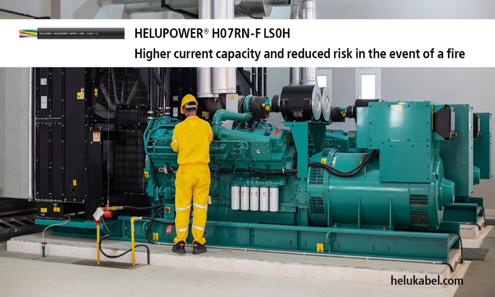 Halogen-Free Connection Cable with Increased Current Carrying Capacity