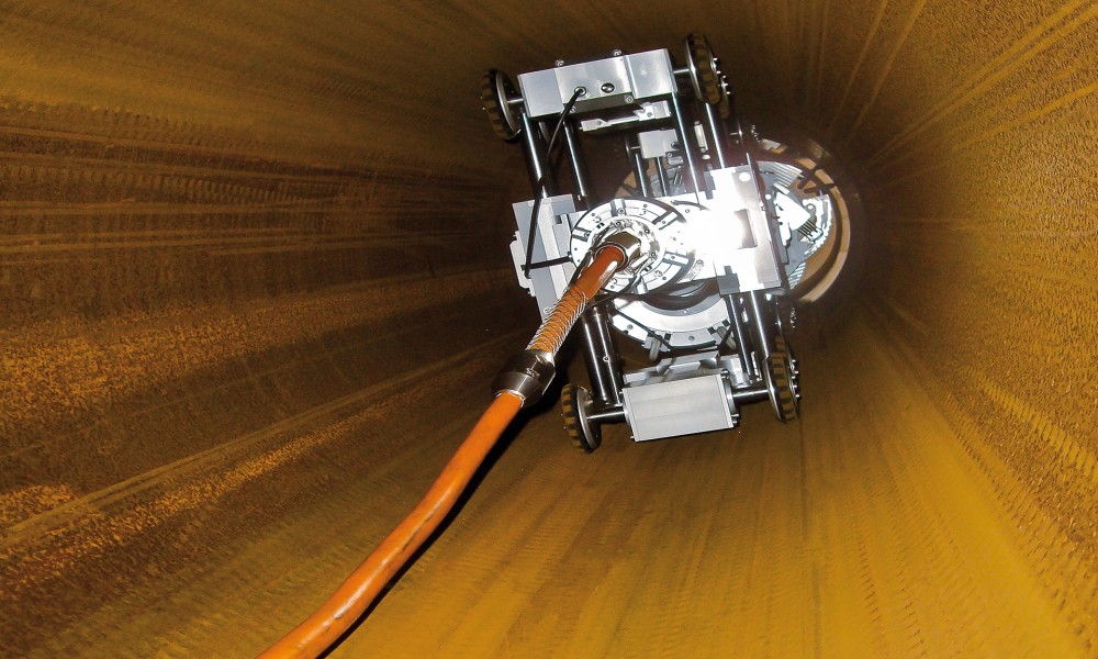 Special cable from HELUKABEL for ultrasonic inspection robots